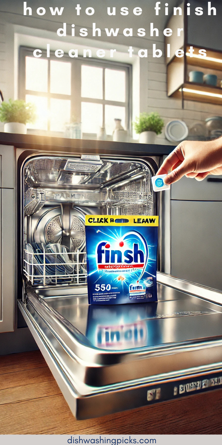 How to use finish dishwasher cleaner tablets - DishwashingPicks